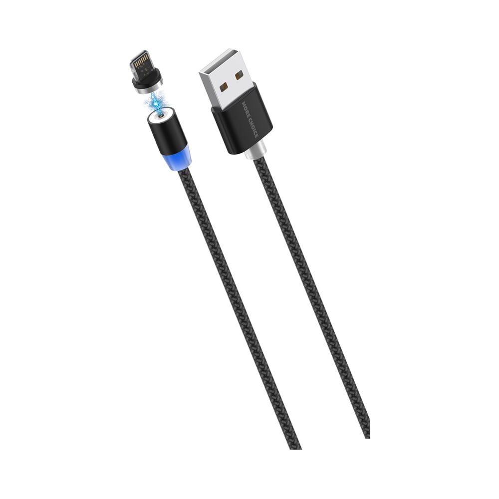 Дата-кабель More Choice Smart USB 2.4A для Lightning 8-pin Magnetic ...