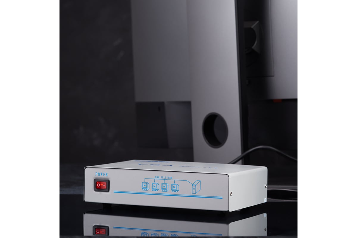 Делитель VGA REXANT 1x4 150 МГц 17-6924 - выгодная цена, отзывы, характеристики, фото - купить в ...