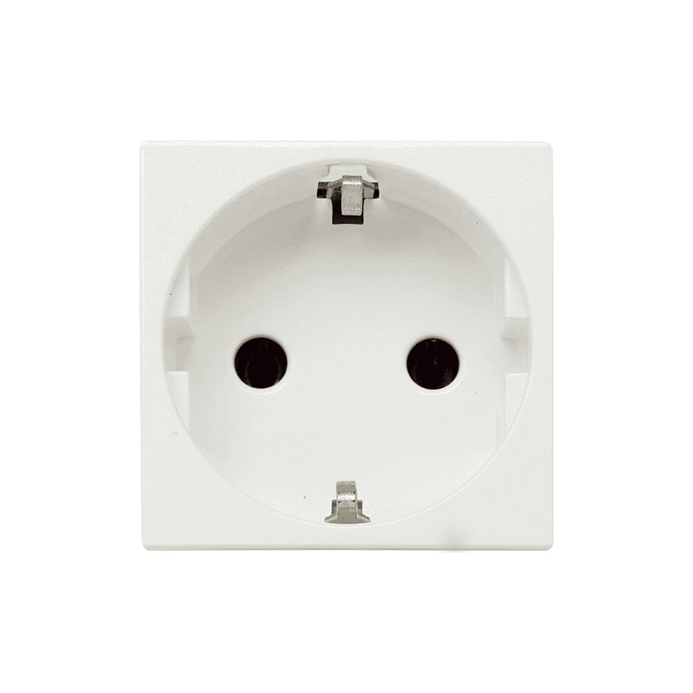 Розетка с заземлением ABB Zenit со шторками белая N2288 BL - выгодная цена, отзывы ...