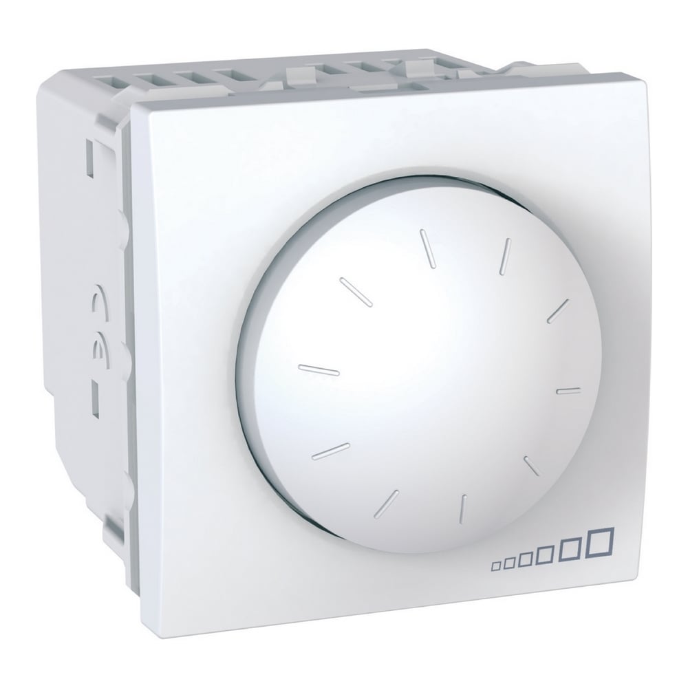 Поворотный светорегулятор Systeme Electric Unica, белый, 40-1000 Вт ...