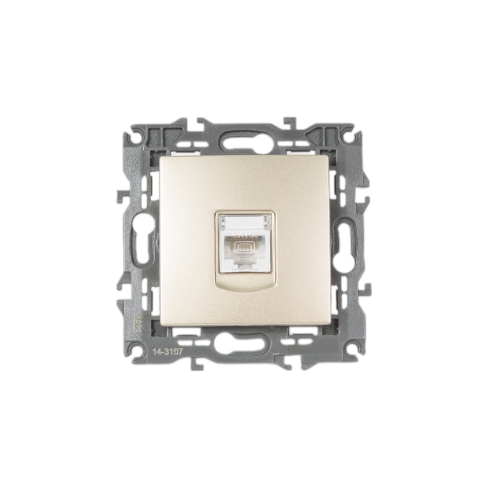 Розетка ЭРА 14-3107-04 RJ45, IP20, шампань Б0034305 - выгодная цена ...