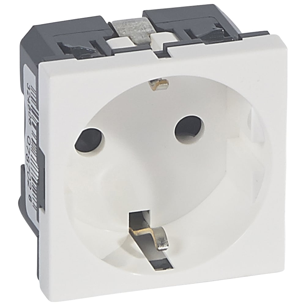 Розетка Legrand 2К+З, немецкий стандарт, с автоматическими клеммами ...