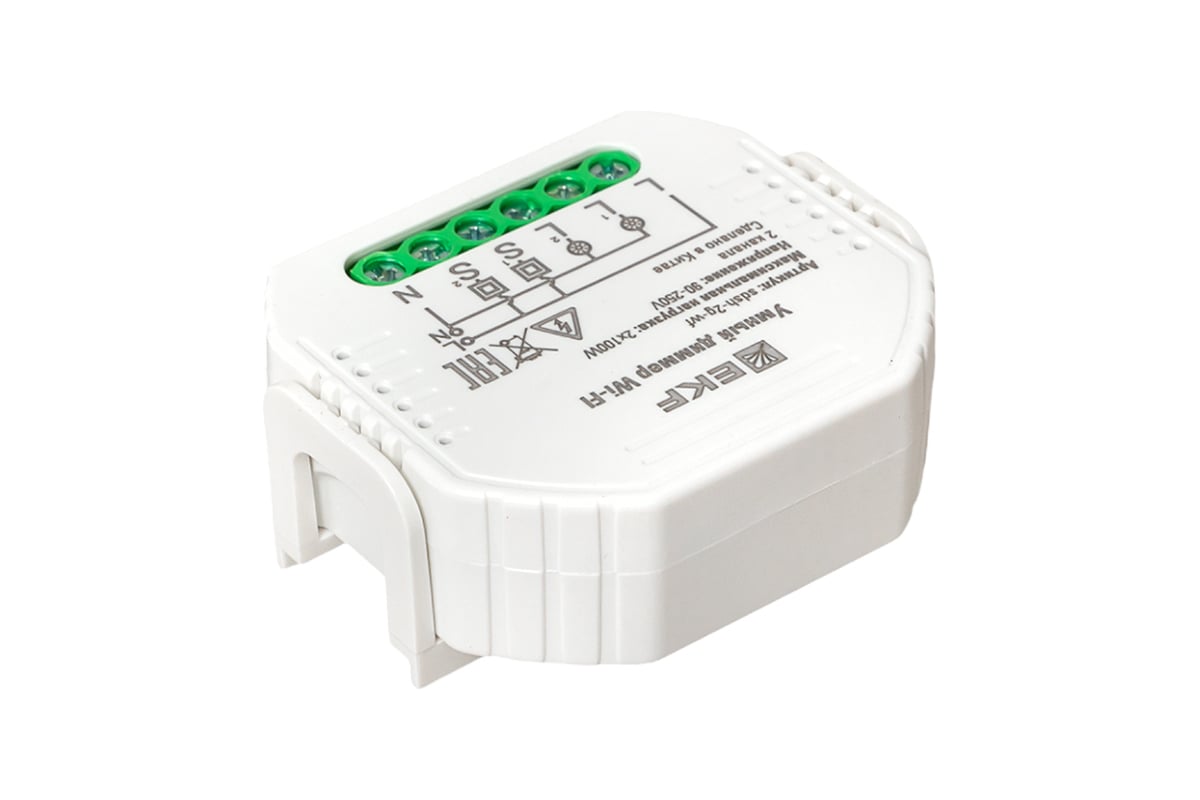 Умный диммер в подрозетник EKF 2-канальный, wi-fi connect sdsh-2g-wf ...