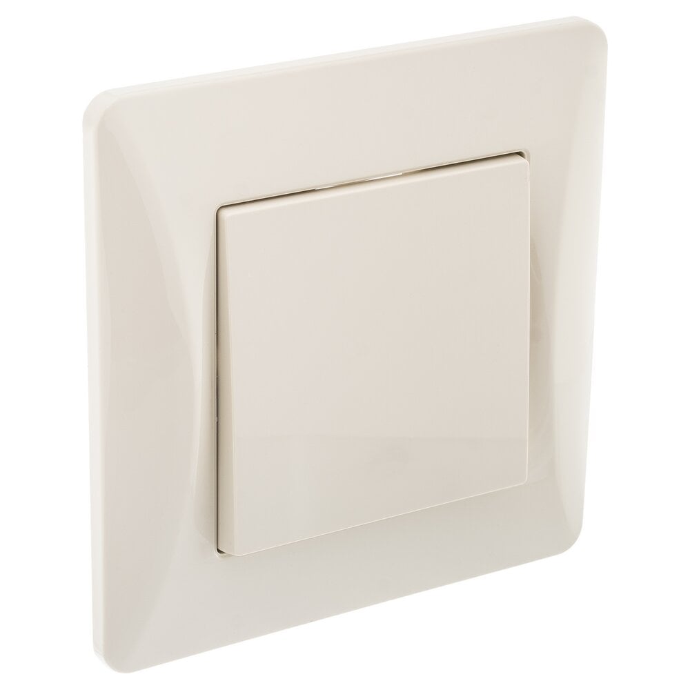 Одноклавишный выключатель GUSI ELECTRIC Ugra СУ, 10А, 250В, беж С11В1 ...