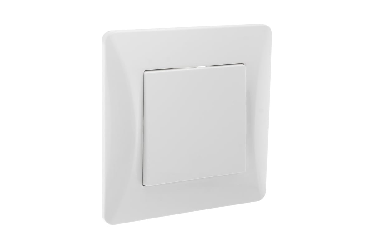 Одноклавишный выключатель GUSI ELECTRIC Ugra СУ, 10А, 250В, белый С11В1 ...