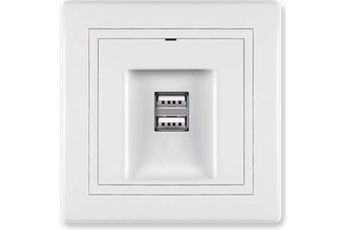 Розетка Aling-Conel PRESTIGE USB-зарядное устройство, двойная 2xUSB А+А ...