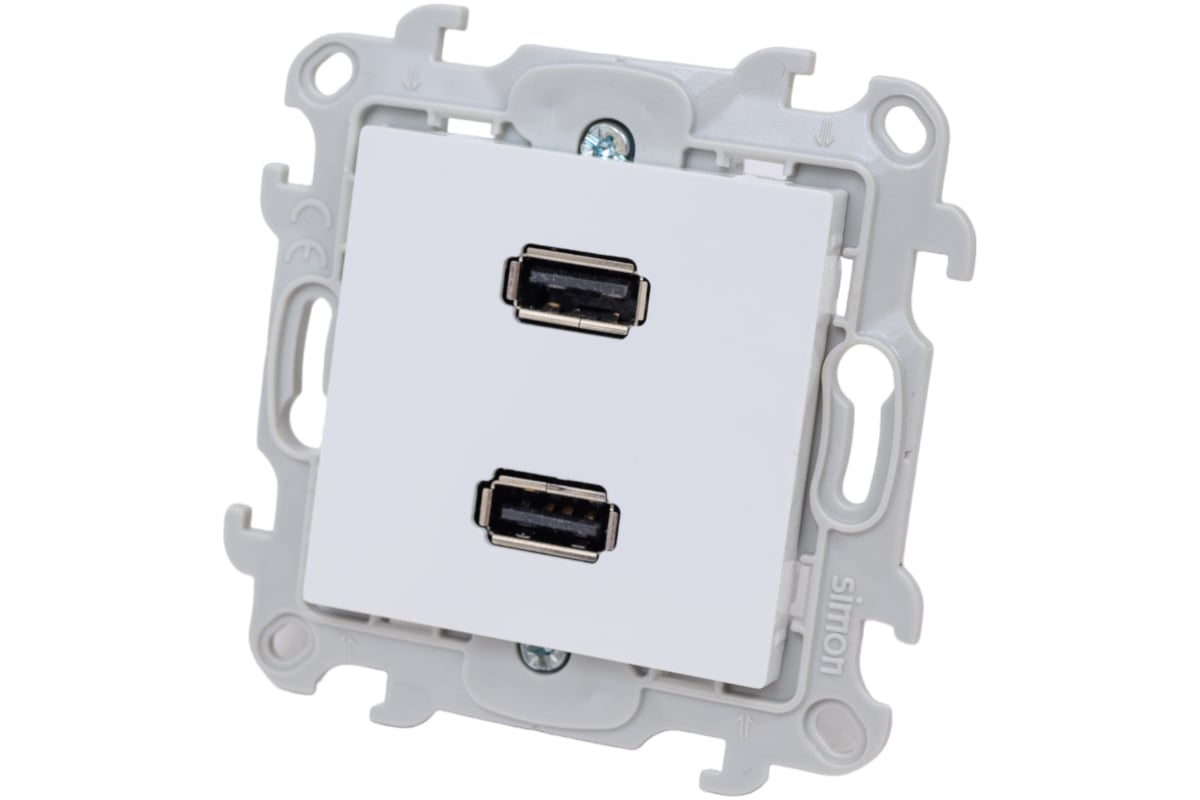 Коннектор Simon 2хUSB, бел 2411090-030 - выгодная цена, отзывы ...