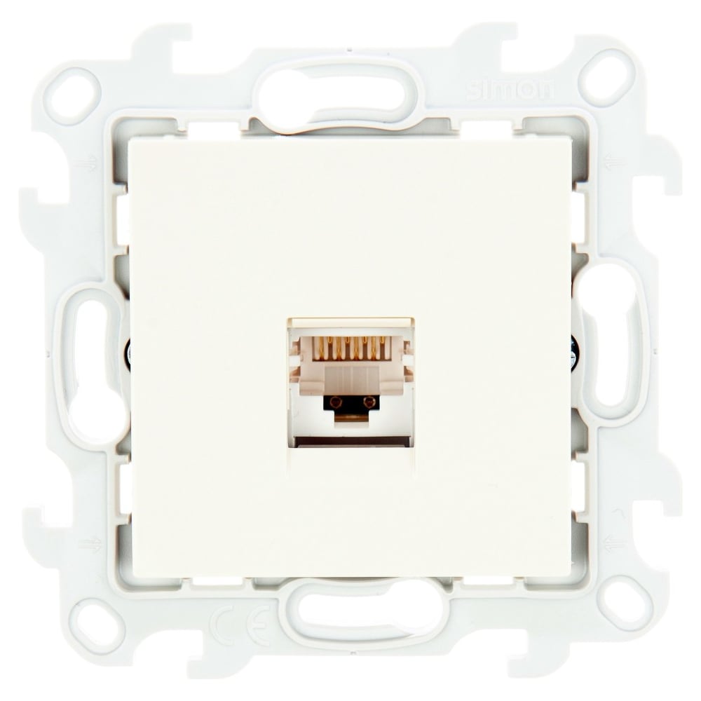 Розетка Simon RJ45 кат 5e UTP, сл кость 2410598-031 - выгодная цена ...