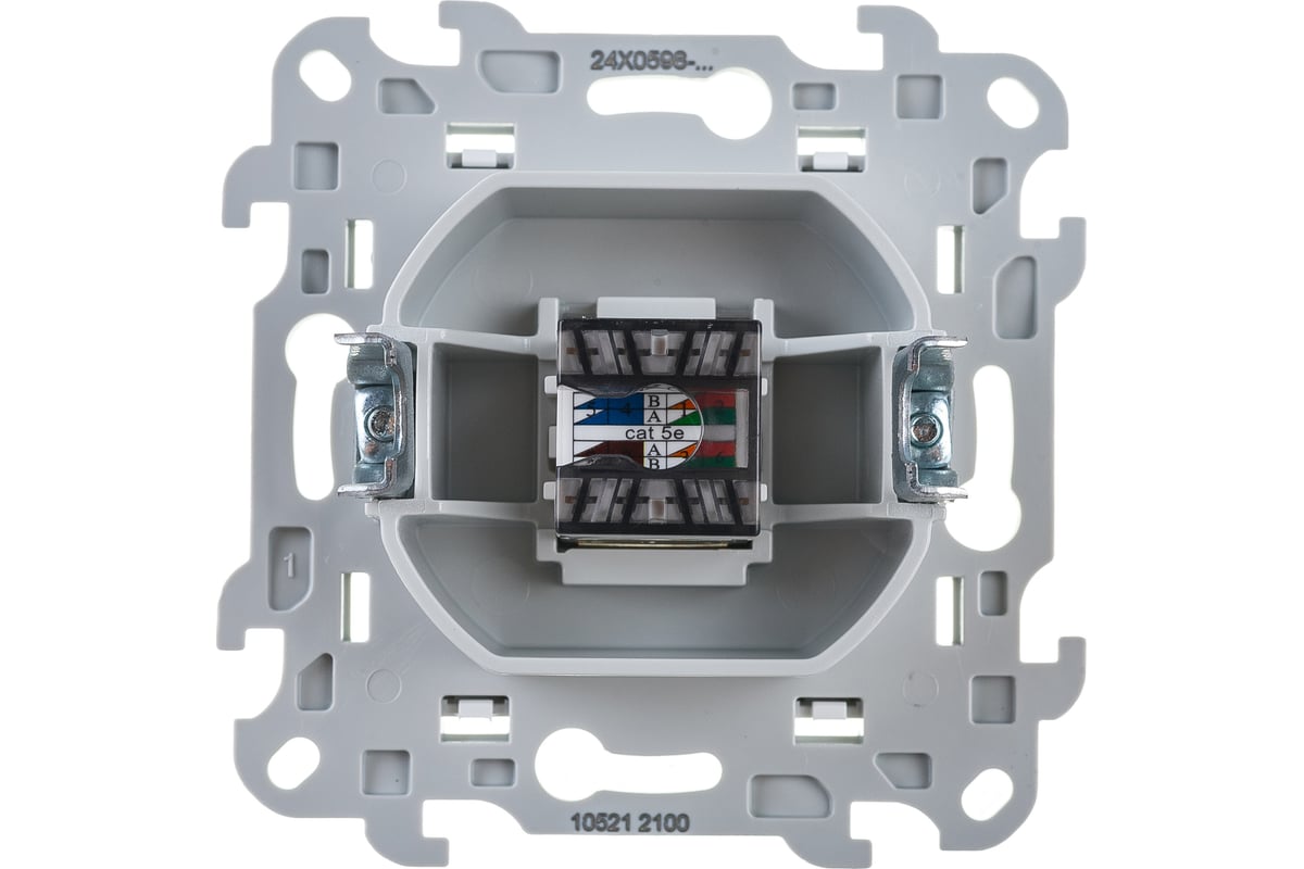 Розетка Simon RJ45 кат 5e UTP, бел 2410598-030 - выгодная цена, отзывы ...