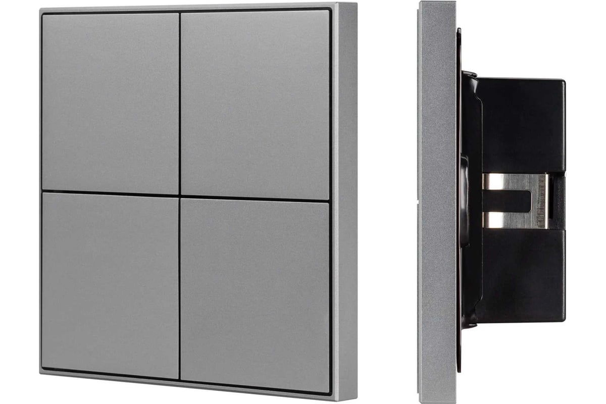 Кнопочная панель INTELLIGENT ARLIGHT KNX-304-23-IN Grey 038402 ...