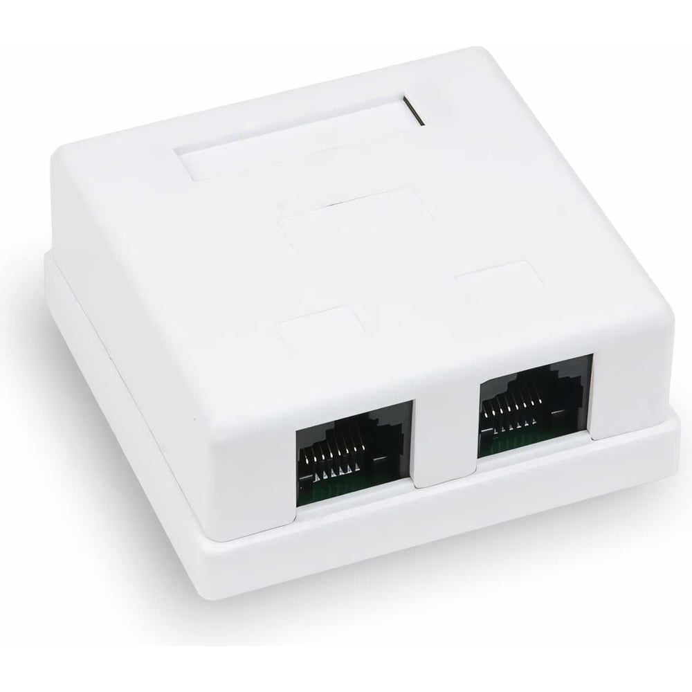 Компьютерная розетка REXANT -2RJ-45 CAT5e 03-0151 - выгодная цена ...