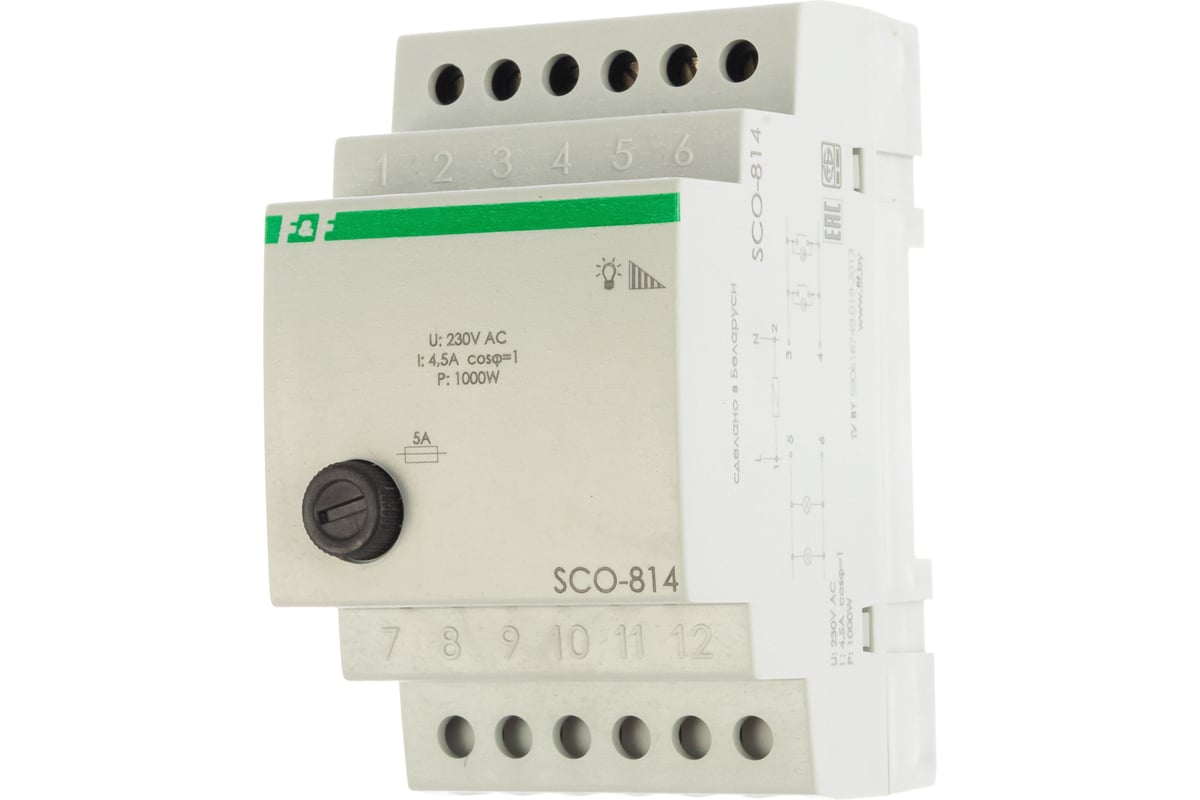 Регулятор освещенности F&F Евроавтоматика SCO-814, лампы накаливания ...