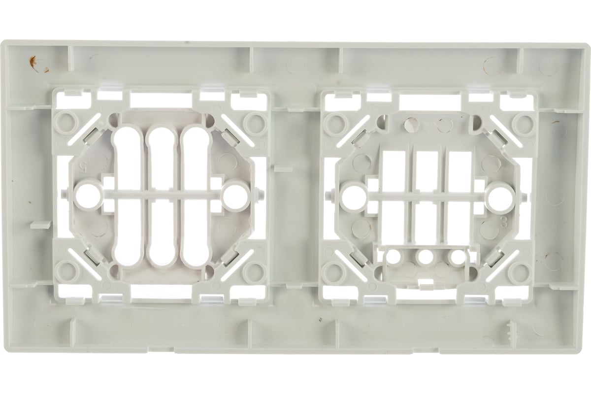 2-местная горизонтальная рамка EKF Минск белая ERM-G-302-10 - выгодная цена, отзывы ...