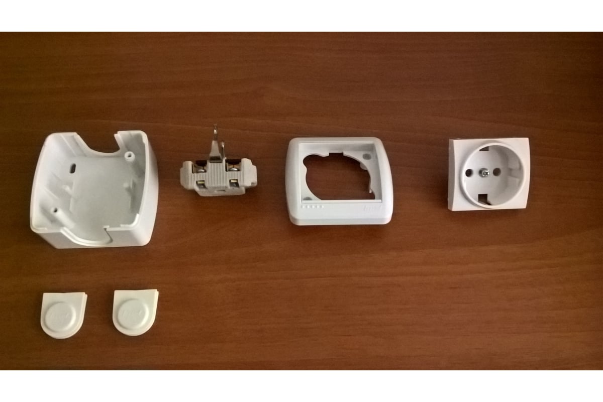 Розетка Lezard NATA с заземлением, керамика, белый 710-0200-122 - выгодная цена, отзывы ...