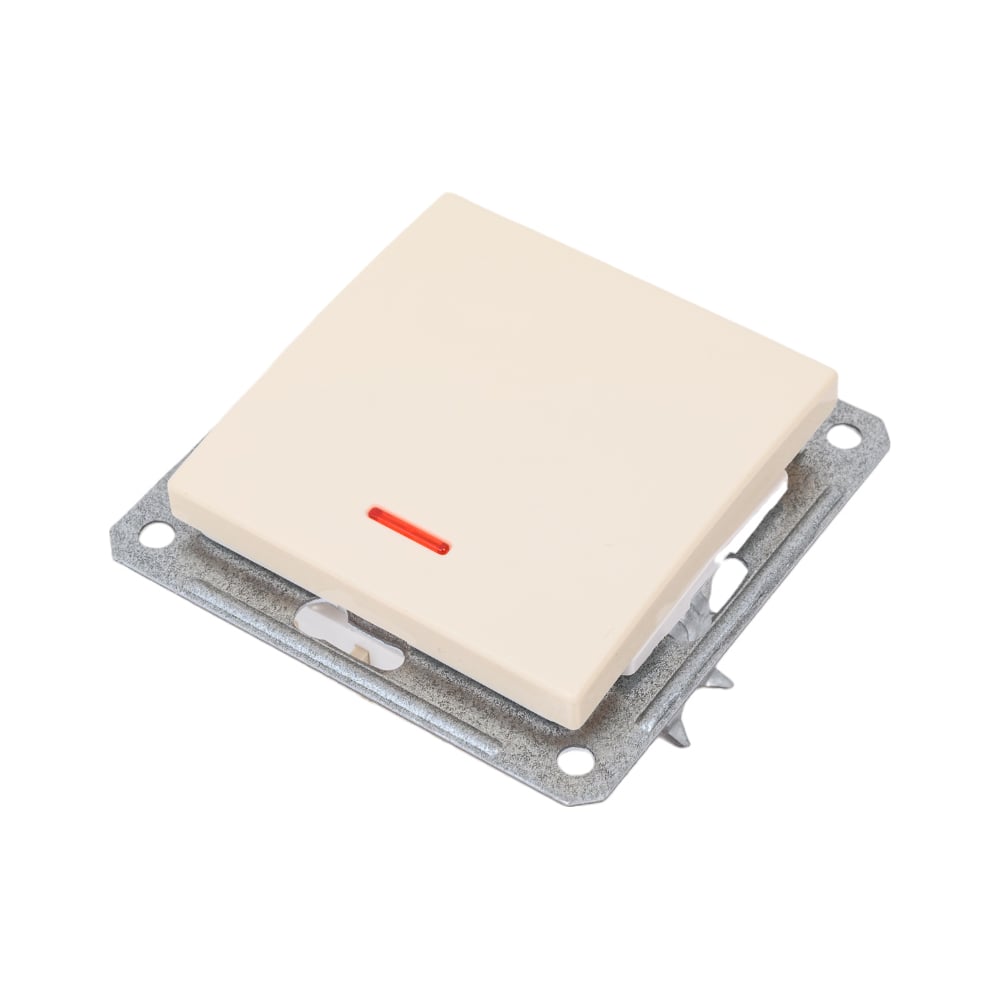Выключатель Systeme Electric Wessen 59 слоновая кость 1-клавишный с ...
