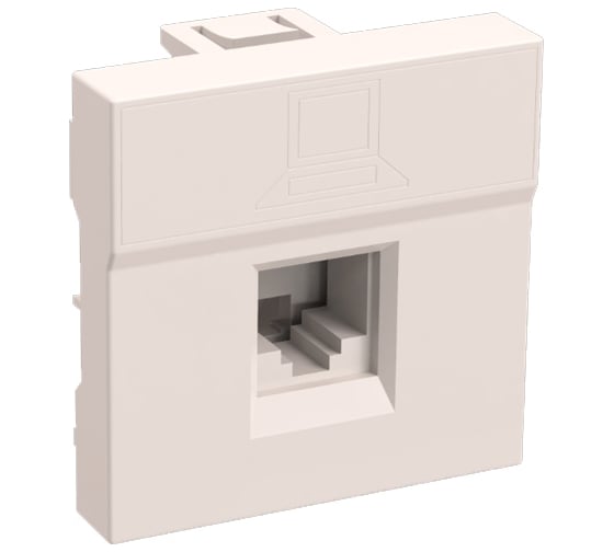 Информационная розетка IEK РКИ-20-00-П RJ-45, UTP, категория 5e, 2 ...