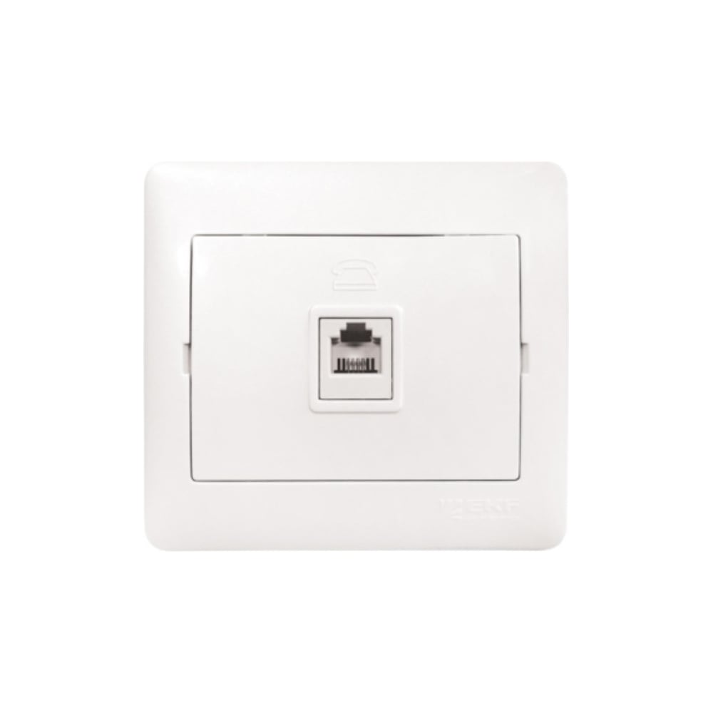 1-местная розетка EKF Phone, София, Simple, белый SQELT01-034-10 - выгодная цена, отзывы ...