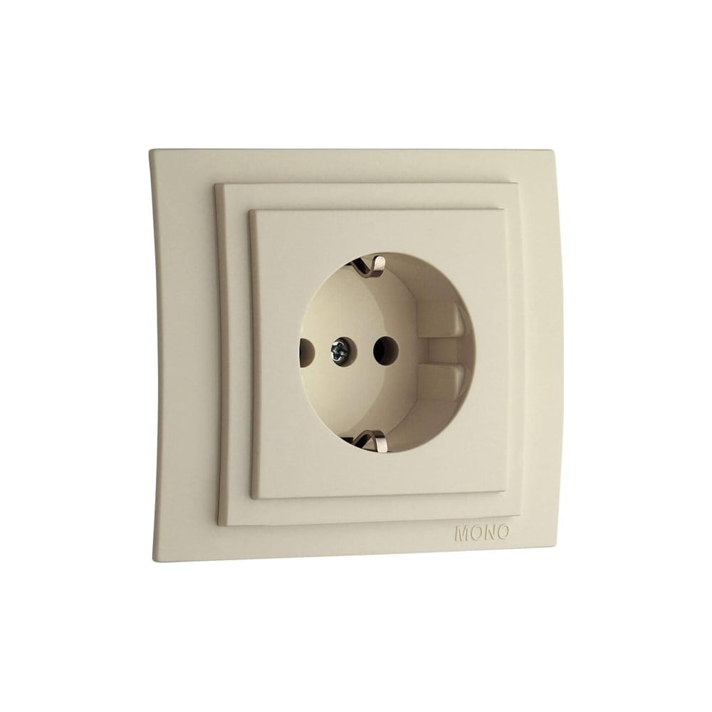 Розетка Mono Electric Larissa с/з Дуб 103-313121-117 - выгодная цена ...