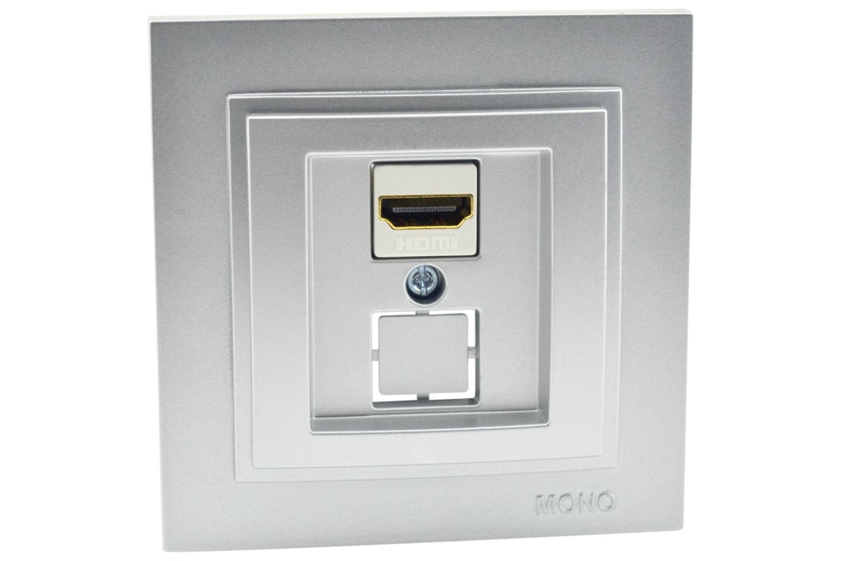 Розетка Hdmi MONO ELECTRIC Despına Серебро 102-212105-145 - выгодная цена, отзывы ...