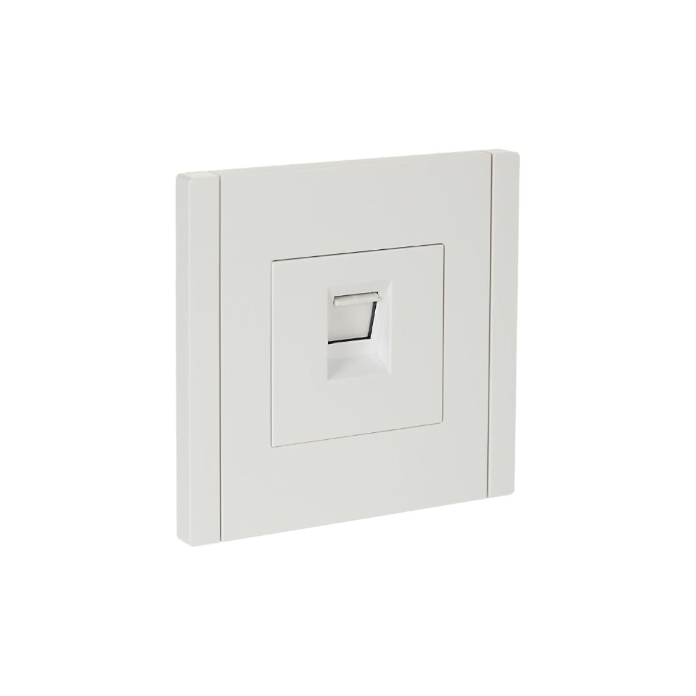 Розетка компьютерная IEK FORTEPIANO RJ45 категория 6 FP231 белый FP-K10 ...