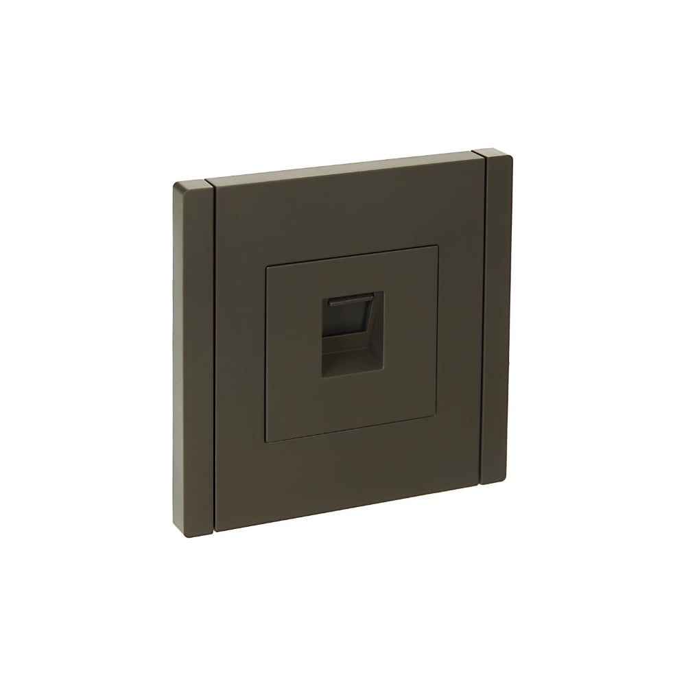 Розетка компьютерная IEK FORTEPIANO RJ45 категория 6 FP331 серый FP-K10 ...