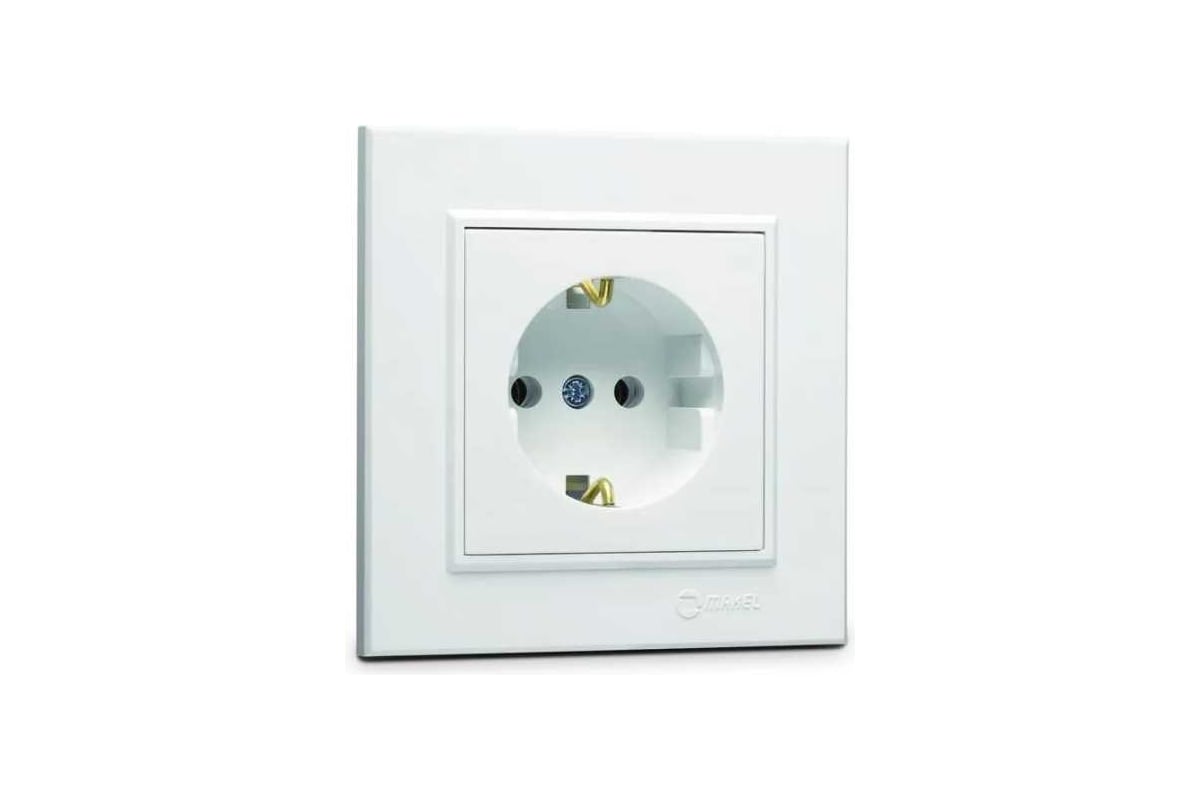 Розетка MAKEL с/з (Керамика) СП Karea 16А IP20 белый 56001008 - выгодная цена, отзывы ...