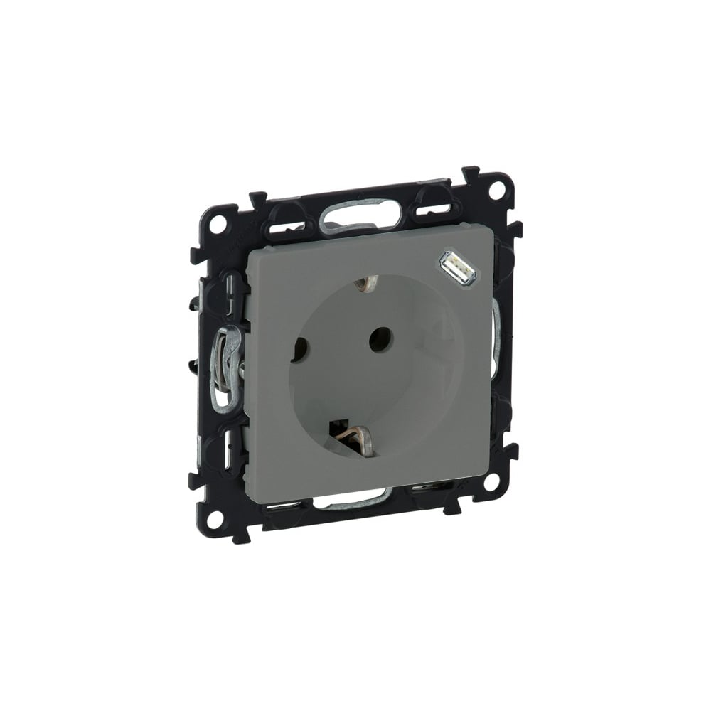 Розетка комбинированная Legrand Valena LIFE 2К+З 16А ~250В со ...