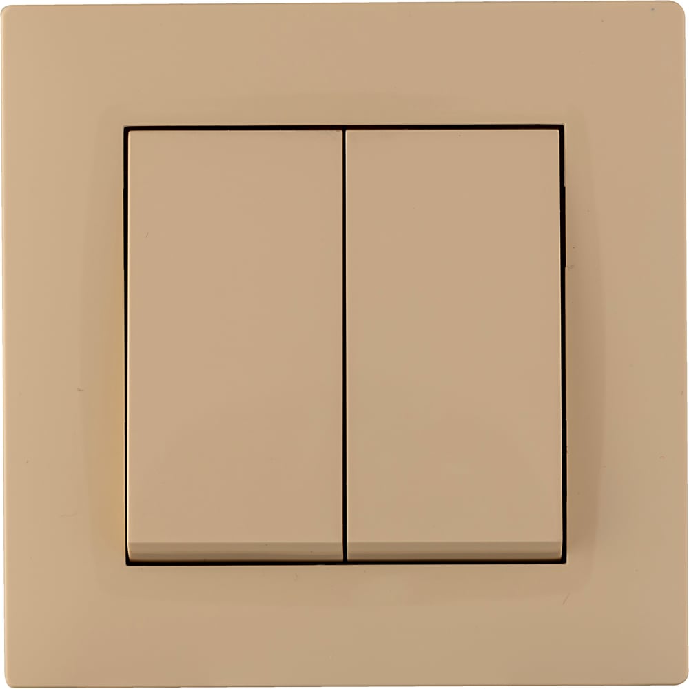 Выключатель MAKEL 2-клавишный СП KAREA RIZZ 10А IP20 крем. 88010003 - выгодная цена, отзывы ...