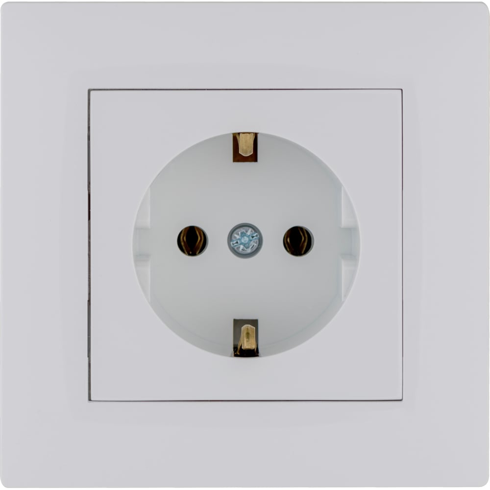 Розетка MAKEL с заземлением СП KAREA RIZZ 16А IP20 бел. 88001028 - выгодная цена, отзывы ...