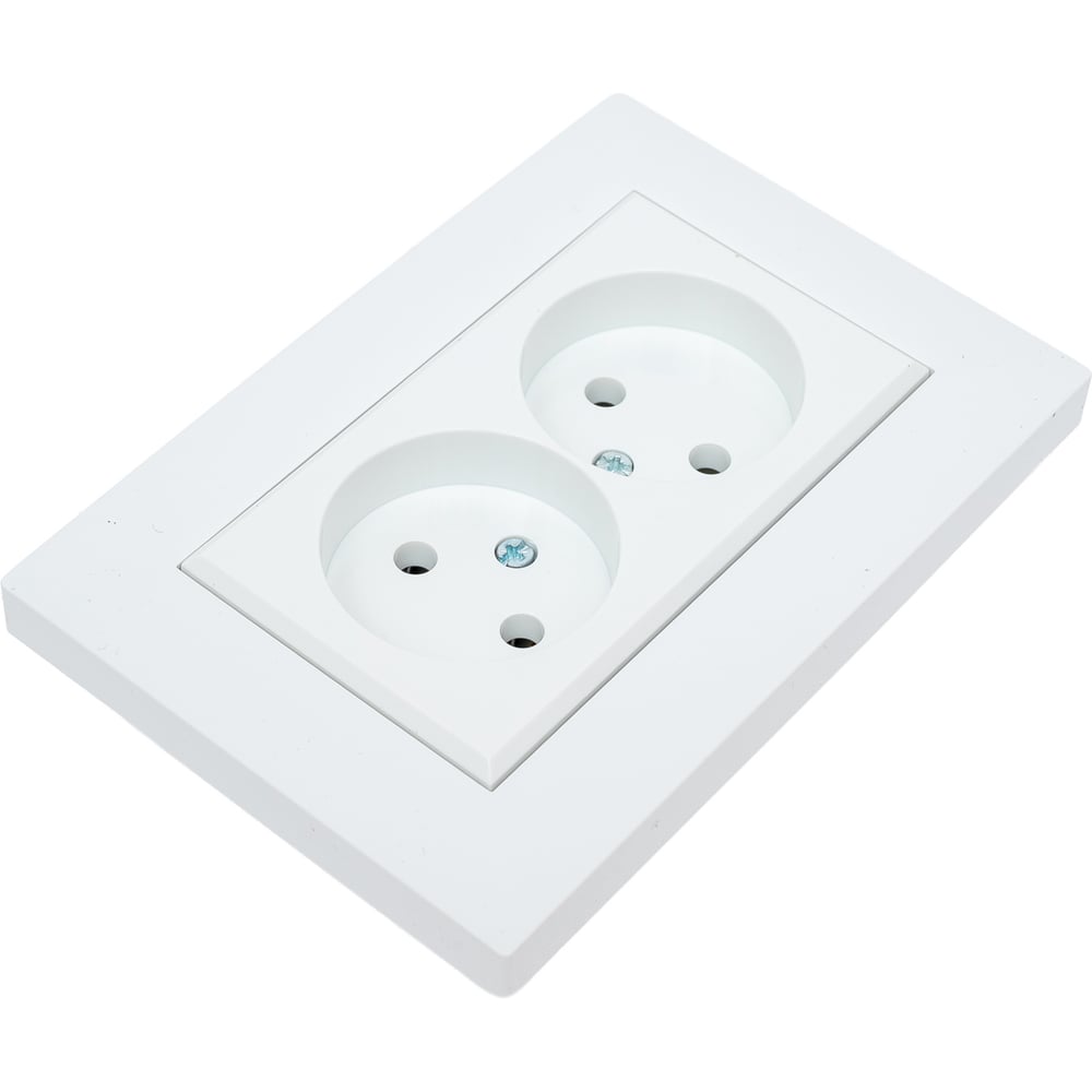 Розетка MAKEL 2-я б/з СП KAREA RIZZ 16А IP20 бел. 88001017 - выгодная цена, отзывы ...