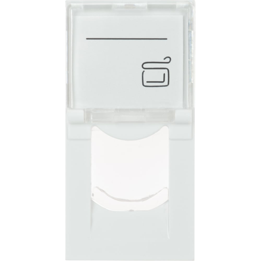 Адаптер DATAREX 22,5х45 мм со шторкой для модуля Keystone, 1 порт ...