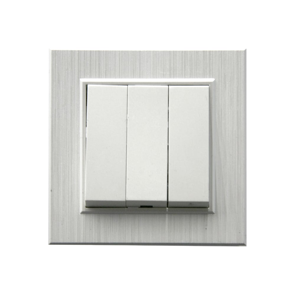 Выключатель MAKEL 3 клавишный 1 вход 3 выхода KAREA LINE STAR жемчужный. 86100091 - выгодная ...