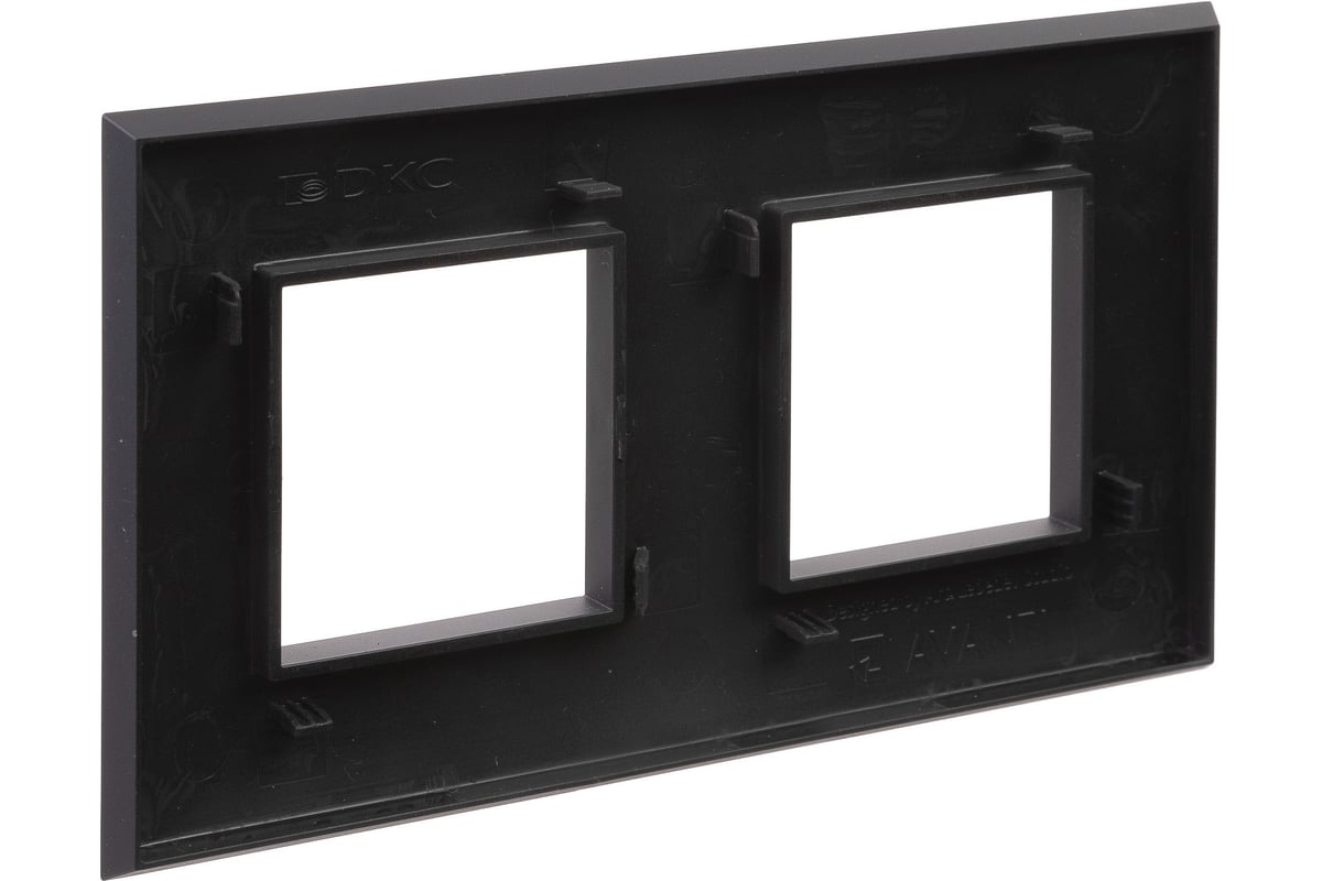 Рамка DKC Avanti черный матовый, 2 поста, 4 мод. 4412904 - выгодная цена, отзывы, характеристики ...