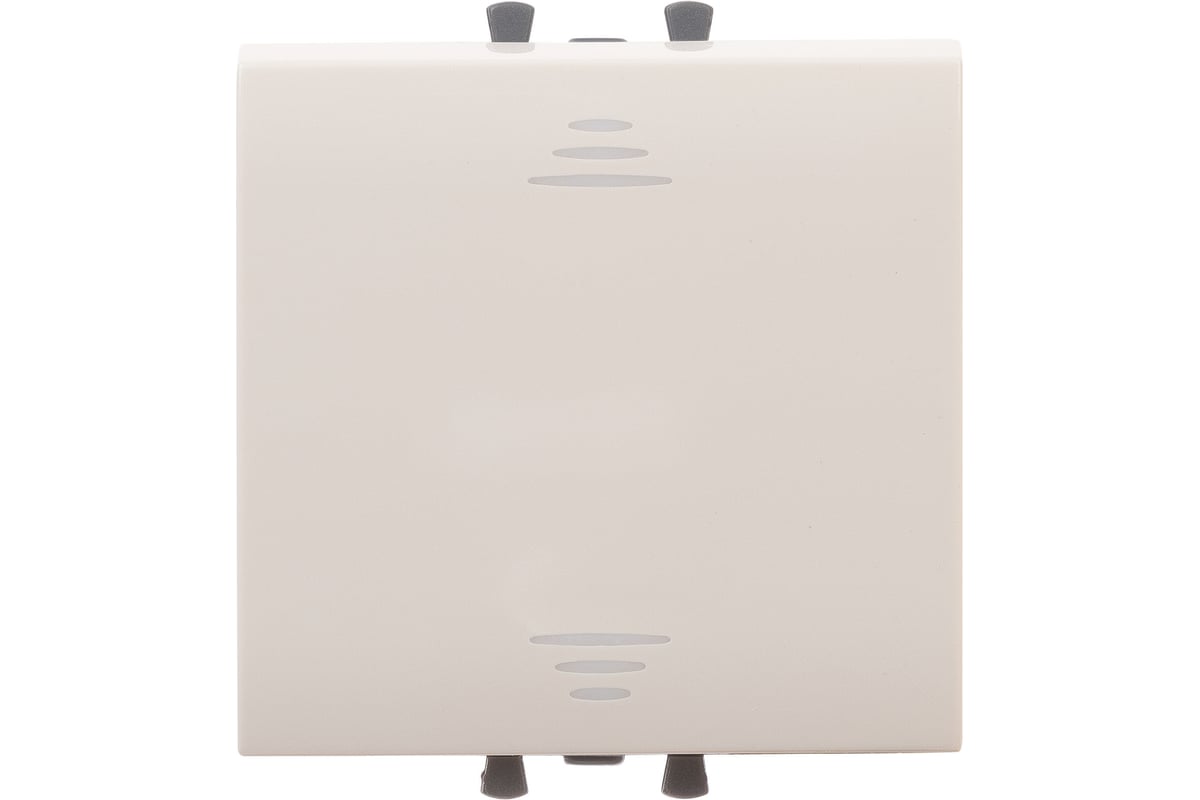 Переключатель DKC одноклавишный модульный, Avanti, Ванильная дымка, 2 модуля 1 ШТ 4405112 ...