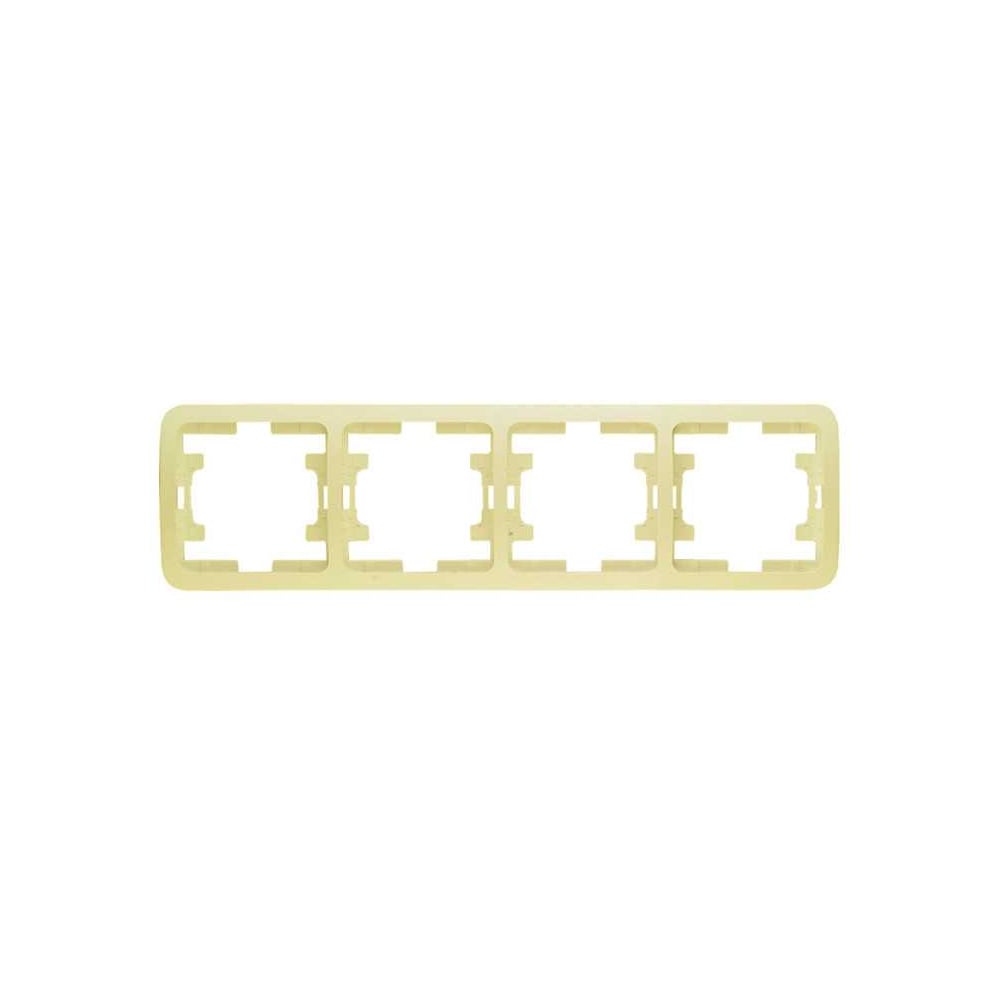 Рамка MAKEL Mimoza кремовая, 4-х постовая 32039 - выгодная цена, отзывы, характеристики, фото ...