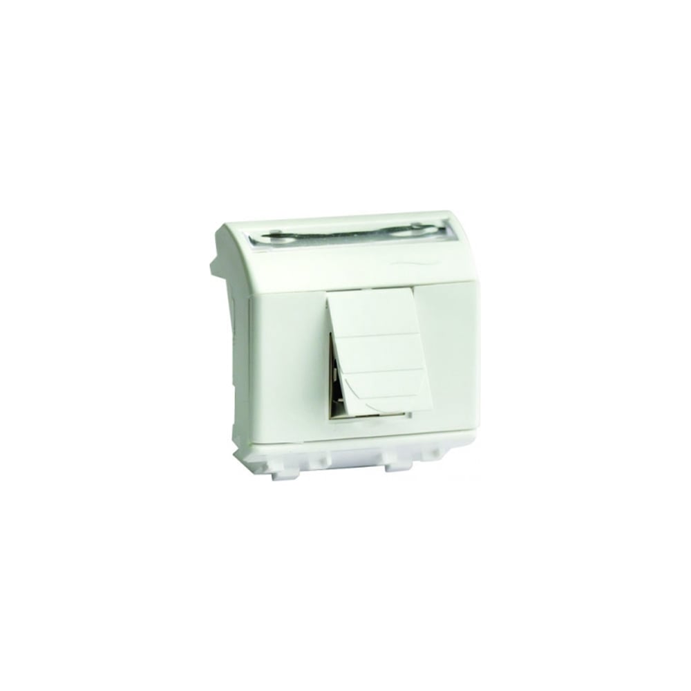 Компьютерная розетка DKC RJ-45, категория 5Е, слоновая кость, 2 модуля ...