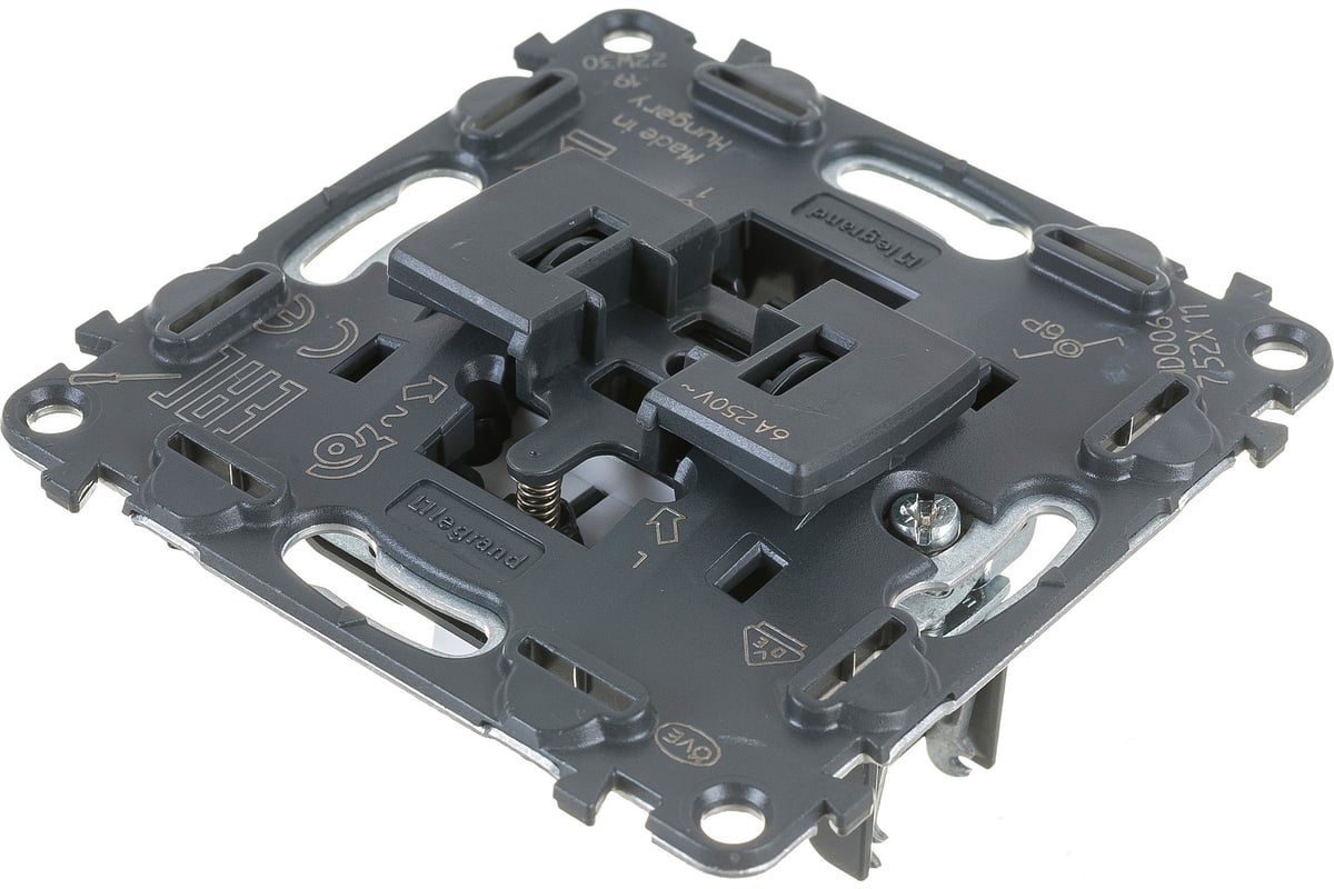 Выключатель Legrand Valena Мех IN'MATIC 1-кл. кнопочный 6А 250В 752011 ...