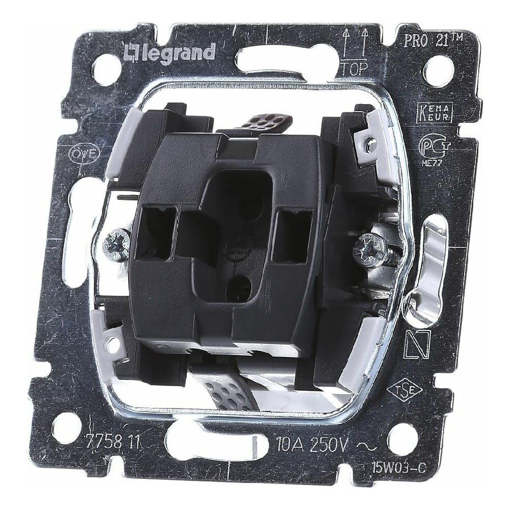 Выключатель Legrand без фиксации Galea Life 10 А 250 В~ 775811 ...