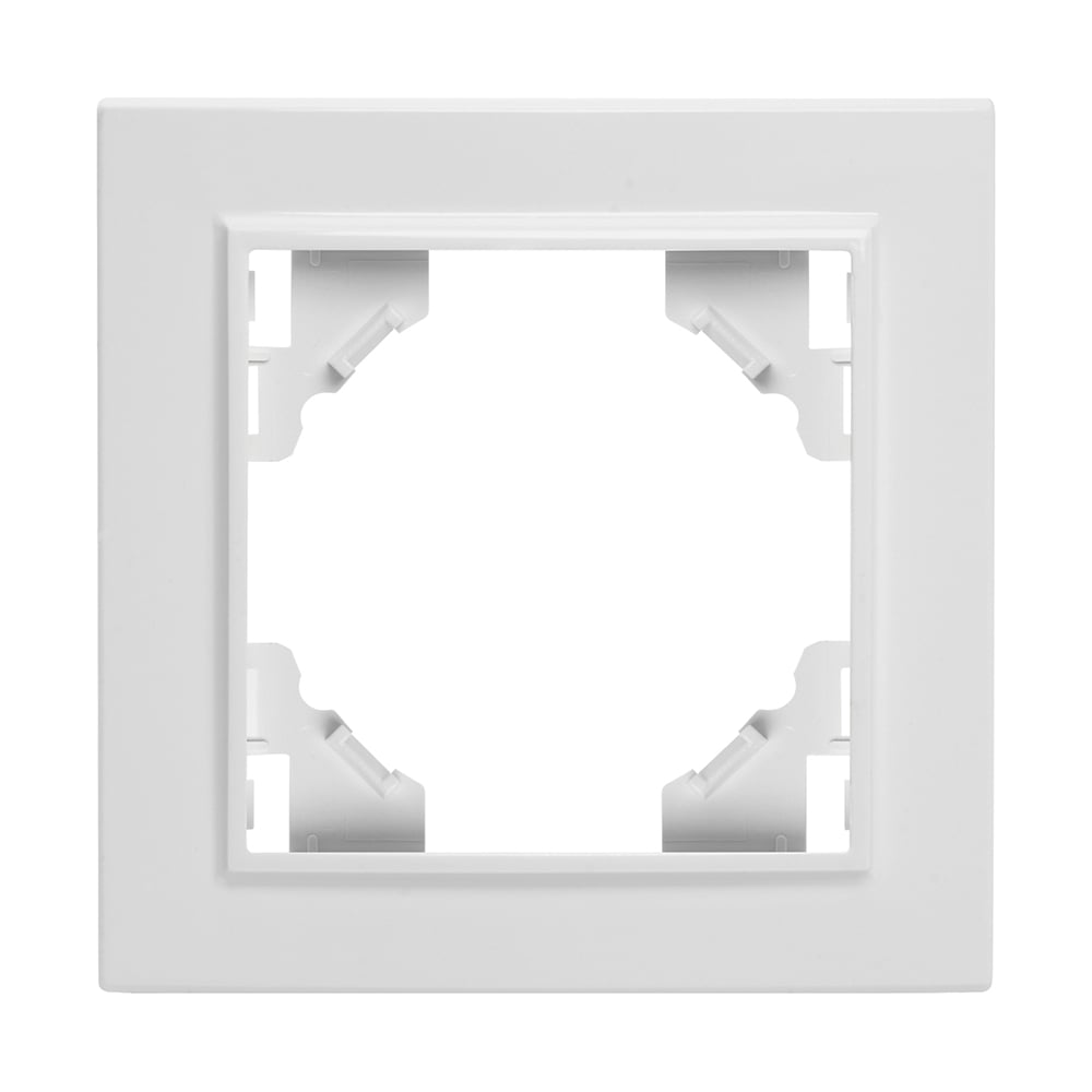 1-местная рамка STEKKER PFR00-9001-01, серия Эрна, белый 39623 ...