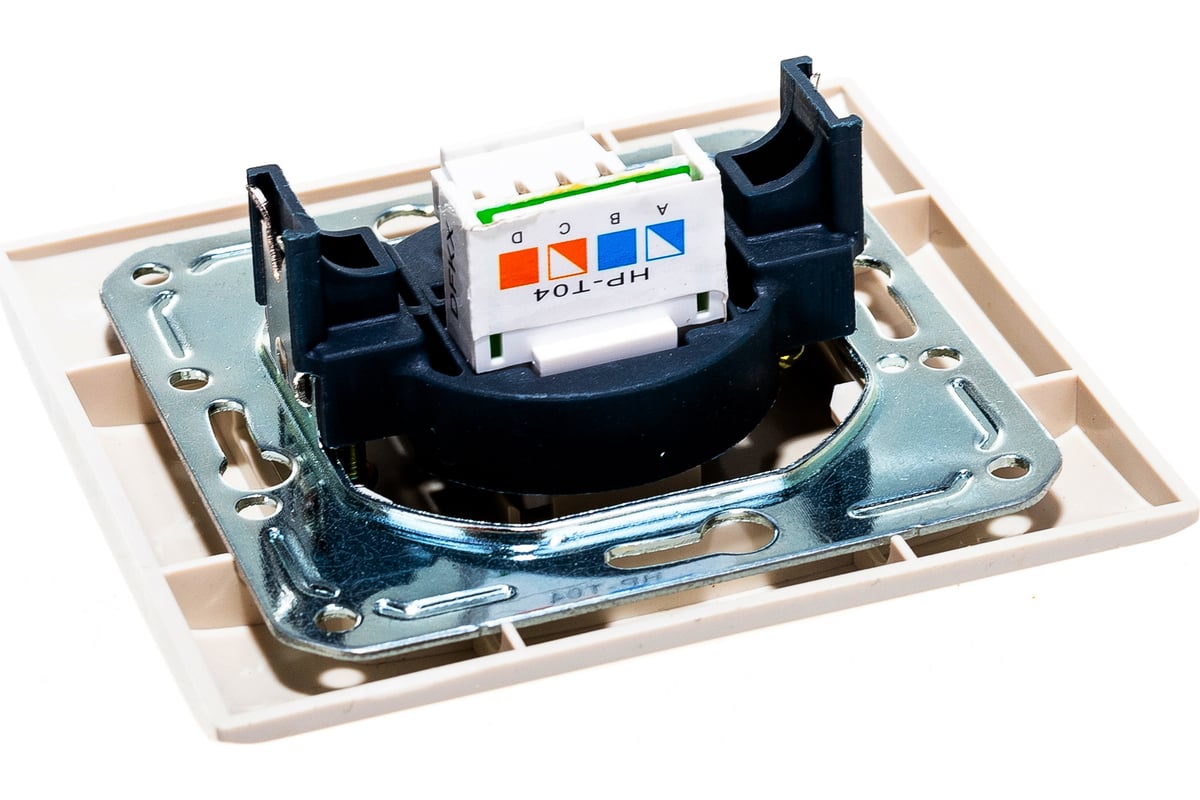 Одноместная телефонная розетка Volsten V01-12-F12-S, RJ-11 Magenta ...