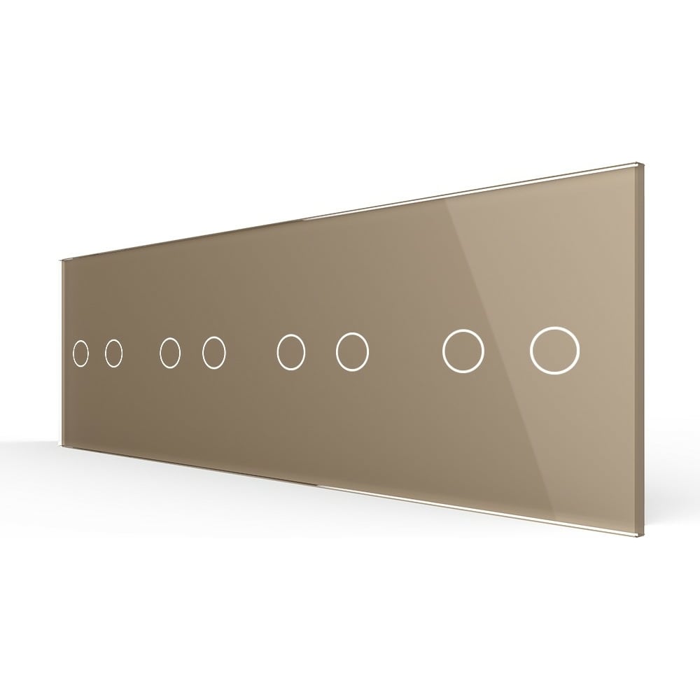 Панель для четырех сенсорных выключателей LIVOLO 8 клавиш (2+2+2+2 ...