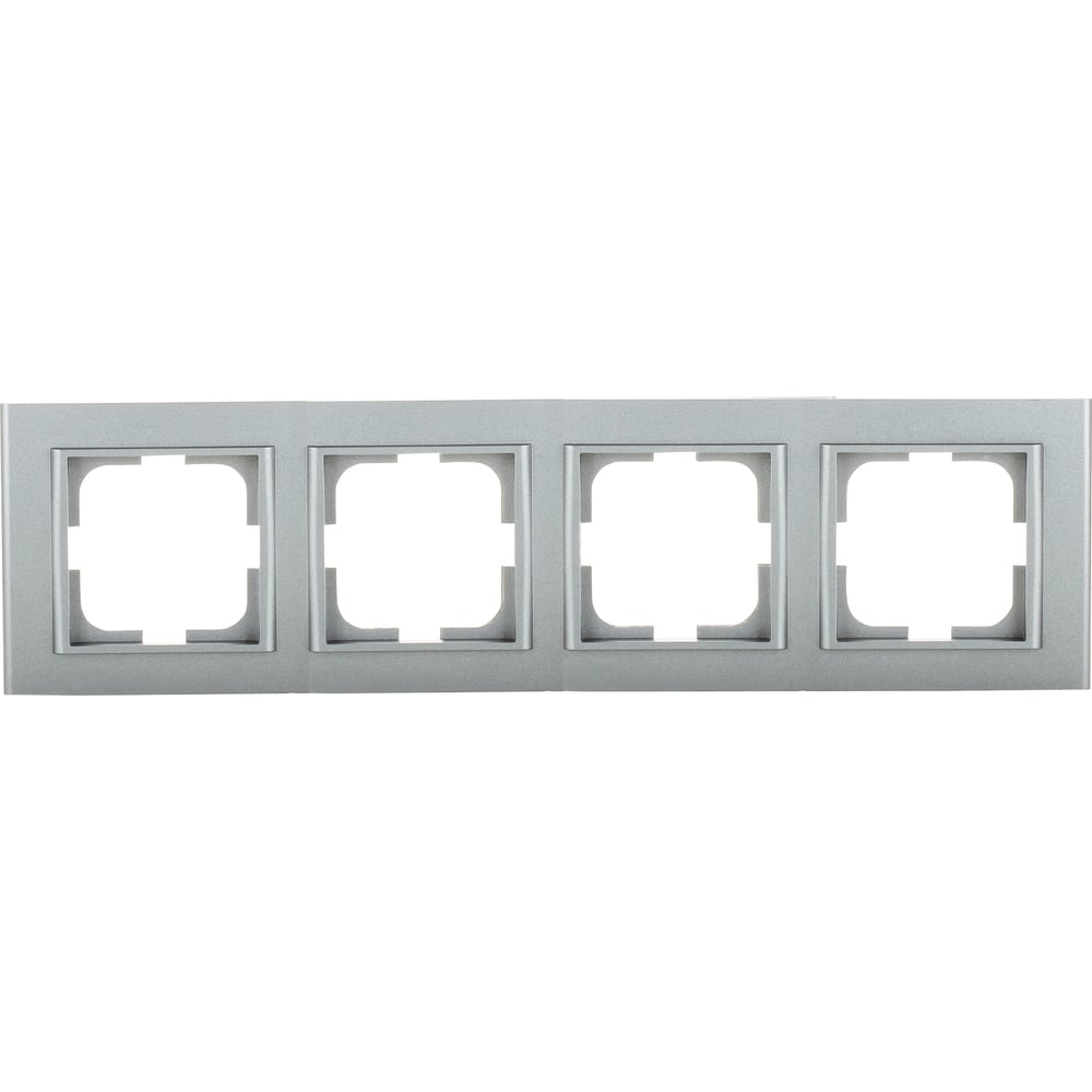 4-местная рамка OVIVO MINA, серебро, 401-100000-228 - выгодная цена ...