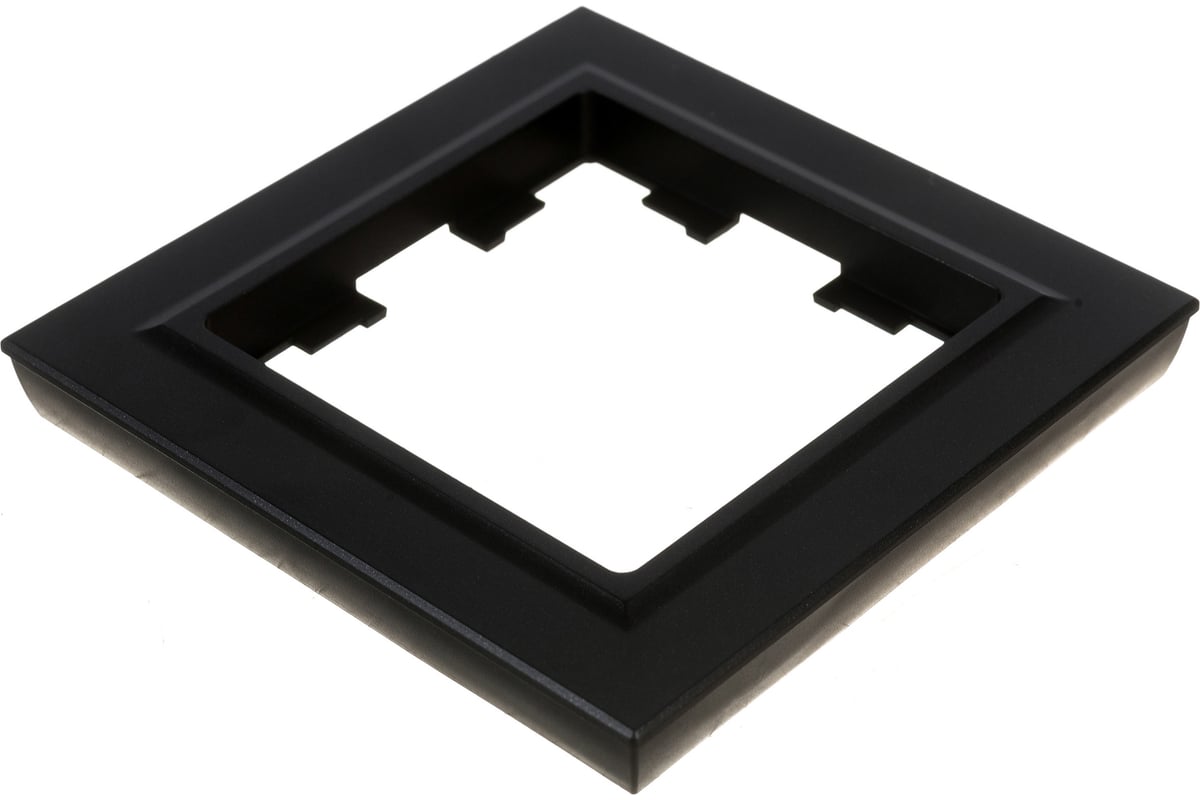 1-местная рамка IEK Brite ру-1-брч черный BR-M12-K02 - выгодная цена, отзывы, характеристики ...
