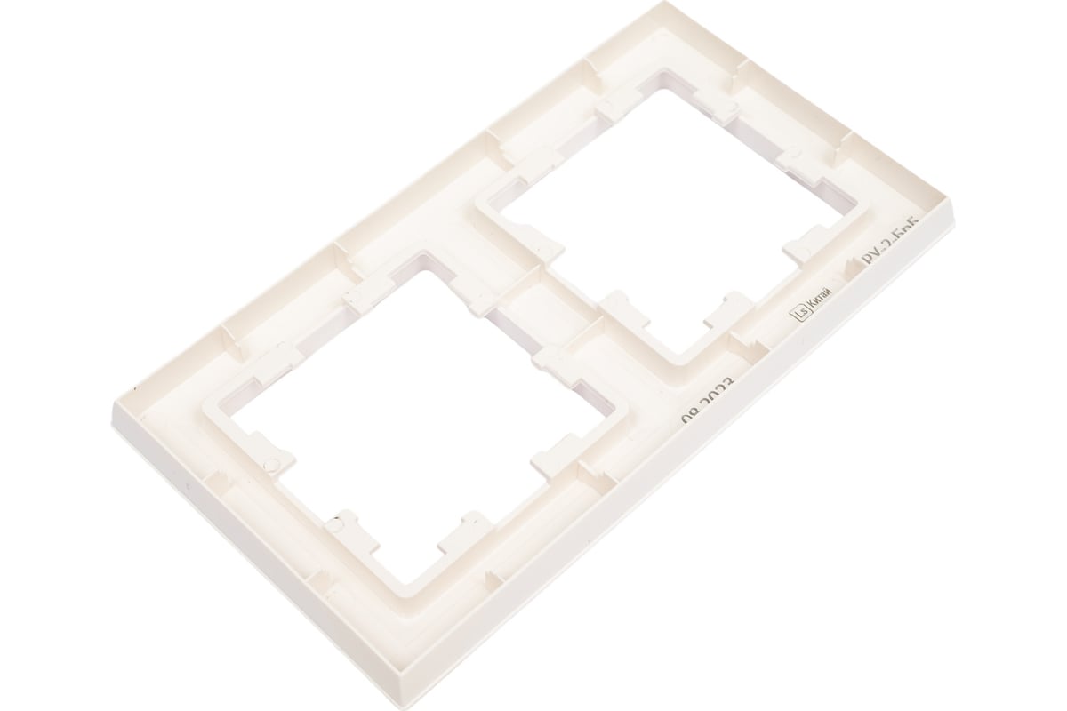 2-местная рамка IEK Brite ру-2-брб белый BR-M22-K01 - выгодная цена, отзывы, характеристики ...