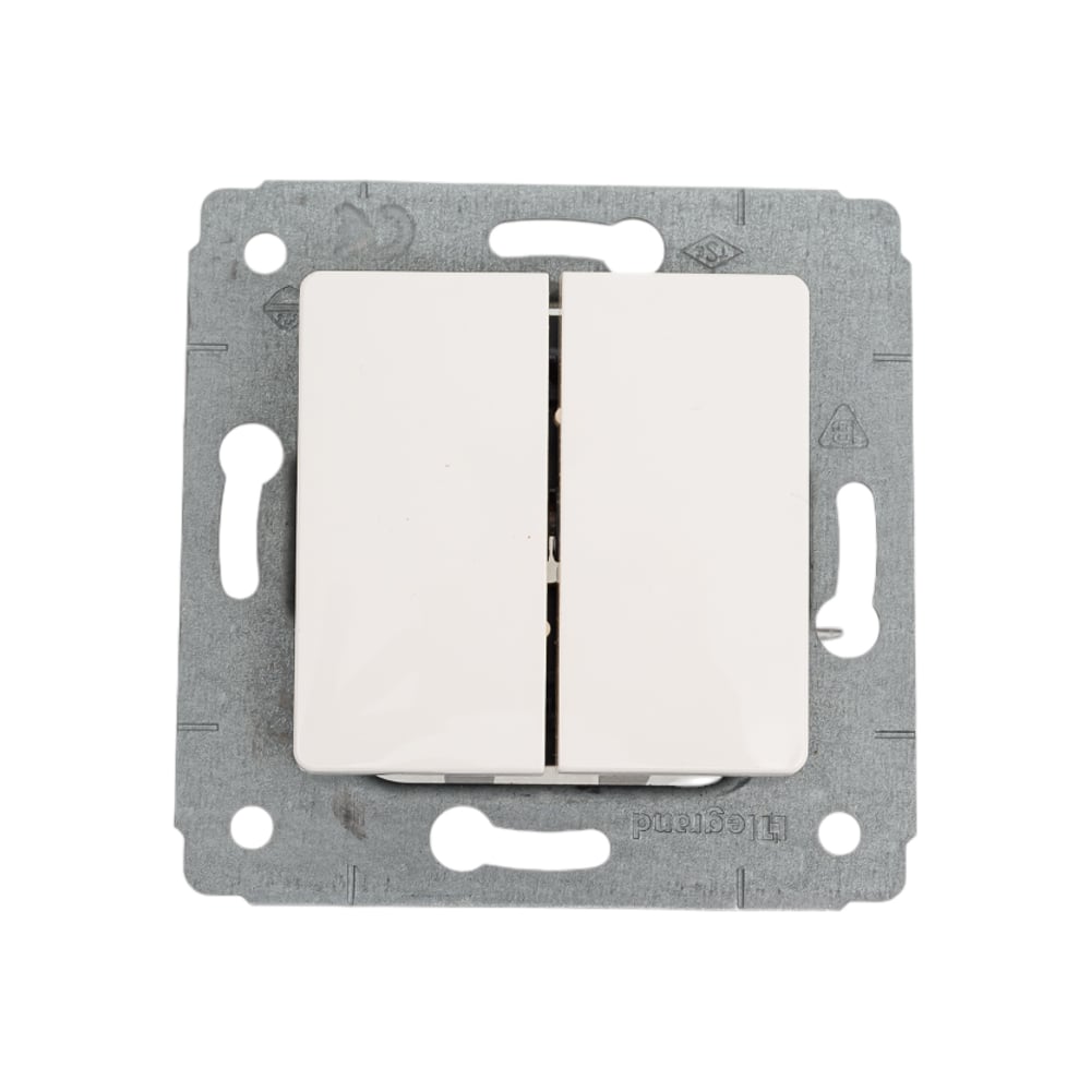 Двухклавишный выключатель 10 AX БЕЛ CAR Legrand 773658 - выгодная цена ...