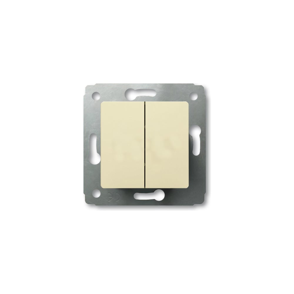 Двухклавишный выключатель 10 AX Слоновая Кость CAR Legrand 773758 ...
