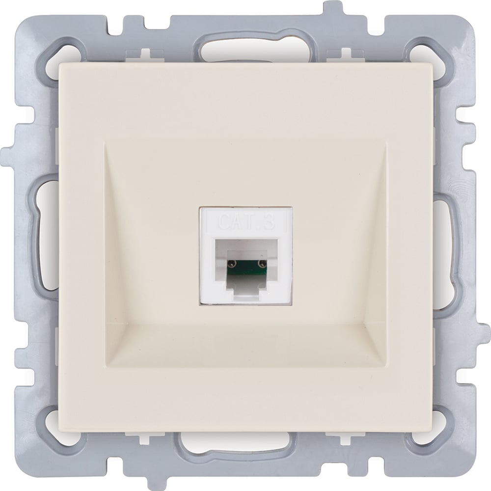Механизм 1-местной телефонной розетки Nilson СУ RJ45 CAT3, moda ...