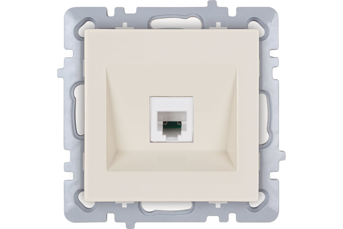 Механизм 1-местной телефонной розетки Nilson СУ RJ45 CAT3, moda ...