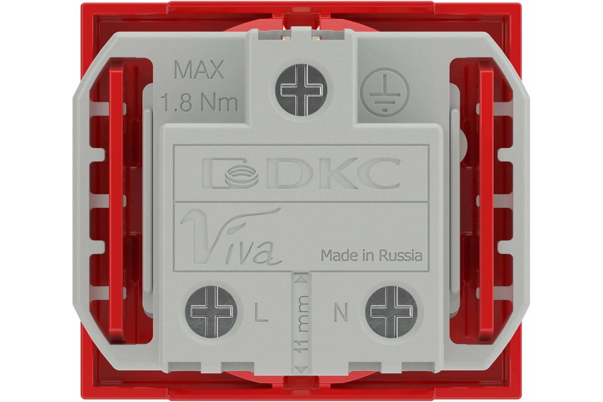 Розетка 1-м VIVA 2 модуля, красная DKC 45015 - выгодная цена, отзывы ...