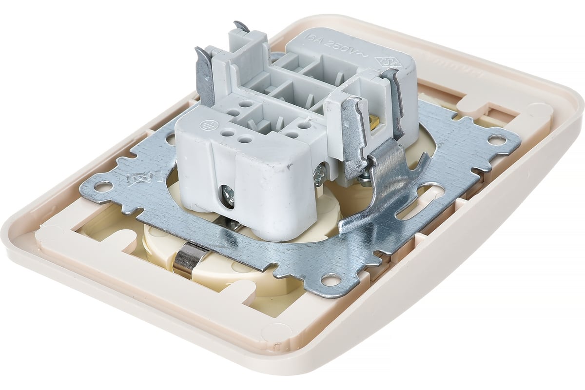 Розетка двойная с заземлением, крем Makel Mimoza 25082 - выгодная цена, отзывы, характеристики ...